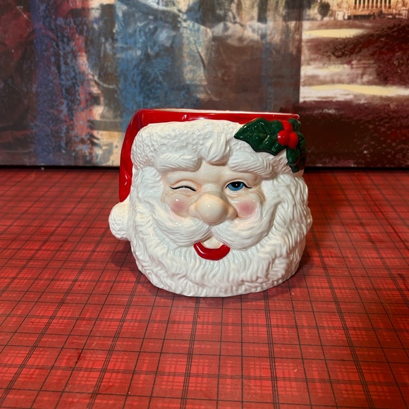 Accessories | Vintage Christmas Santa Head Planter | Poshmark